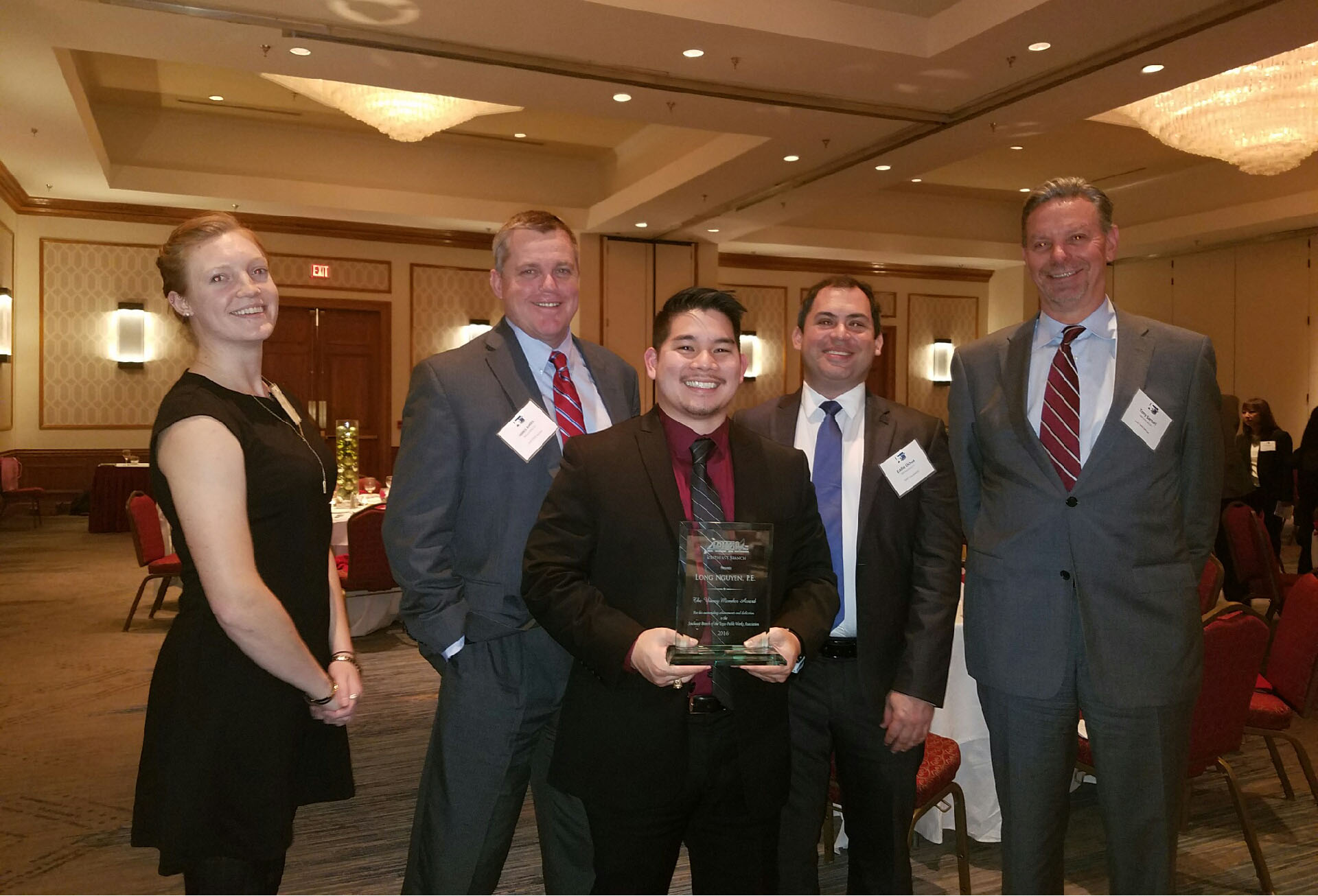 Long Nguyen, PE, Receives Young Engineer of the Year Award from APWA - Halff